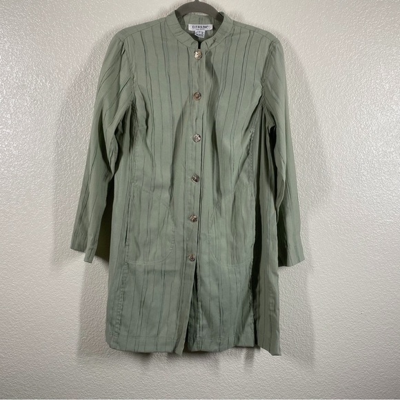 Citron | Tops | Citron Santa Monica Bamboo Blend Mandarin Collar ...